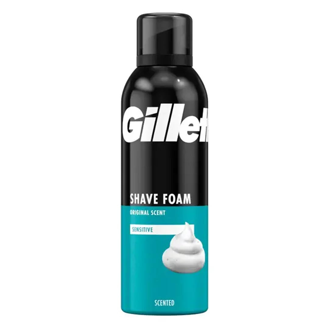 Gillette Mousse Shave Foam Sensitive Skin, 200ml – The Vitamin Shop