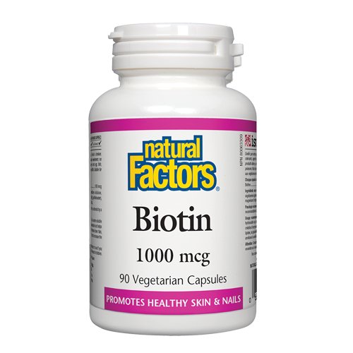 Natural Factors Biotin 1000 mcg, 90 Ct – The Vitamin Shop